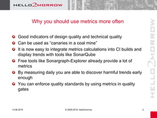 Metrics for architects | PPTX