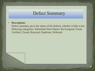 Metrics for manual testing | PPT