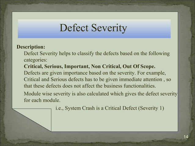 Metrics for manual testing | PPT
