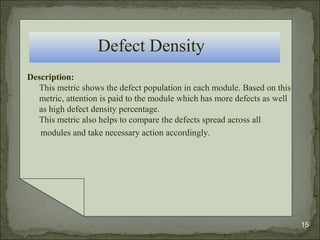 Metrics for manual testing | PPT