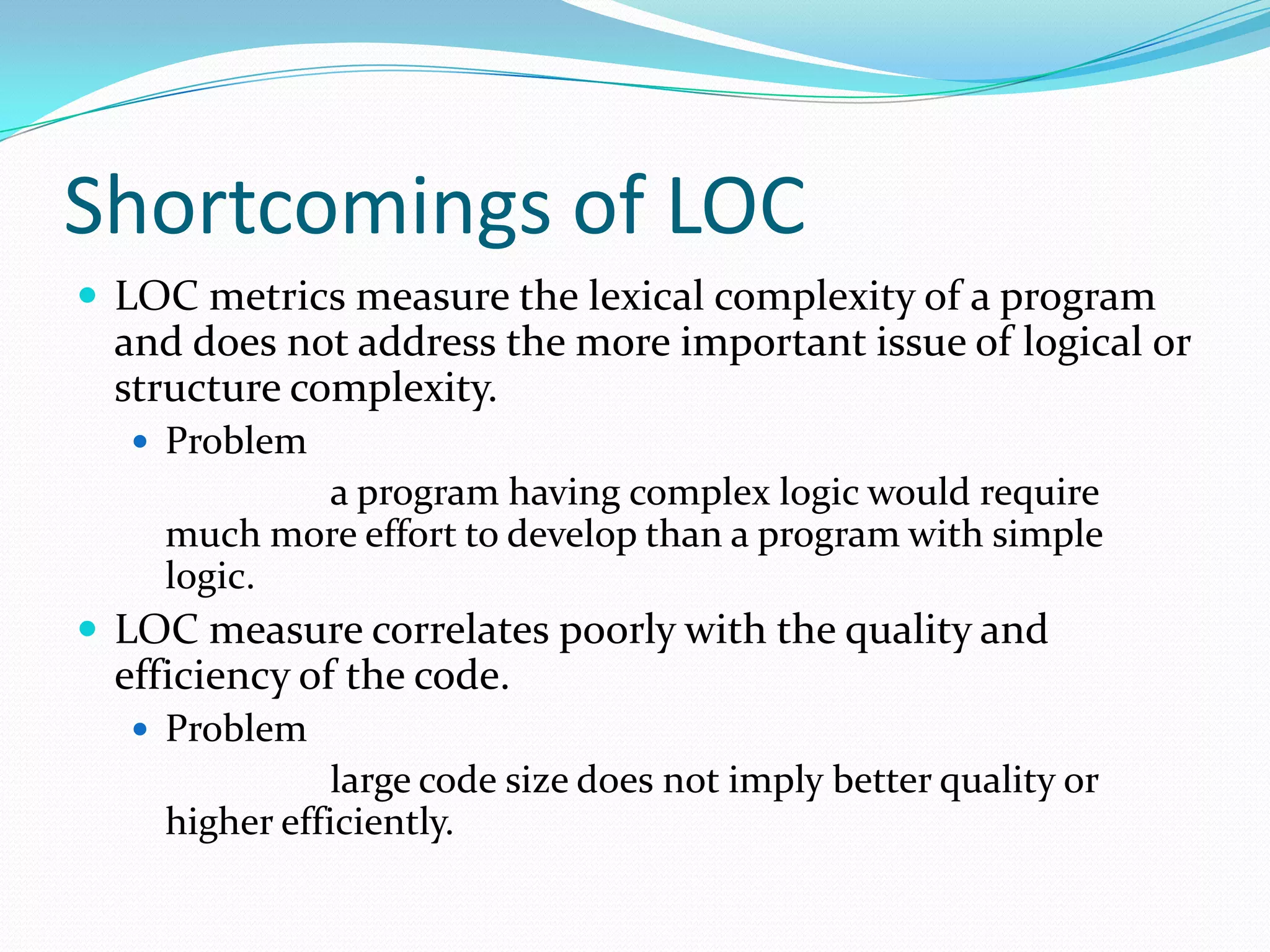Metrics For Project Size Estimation Ppt