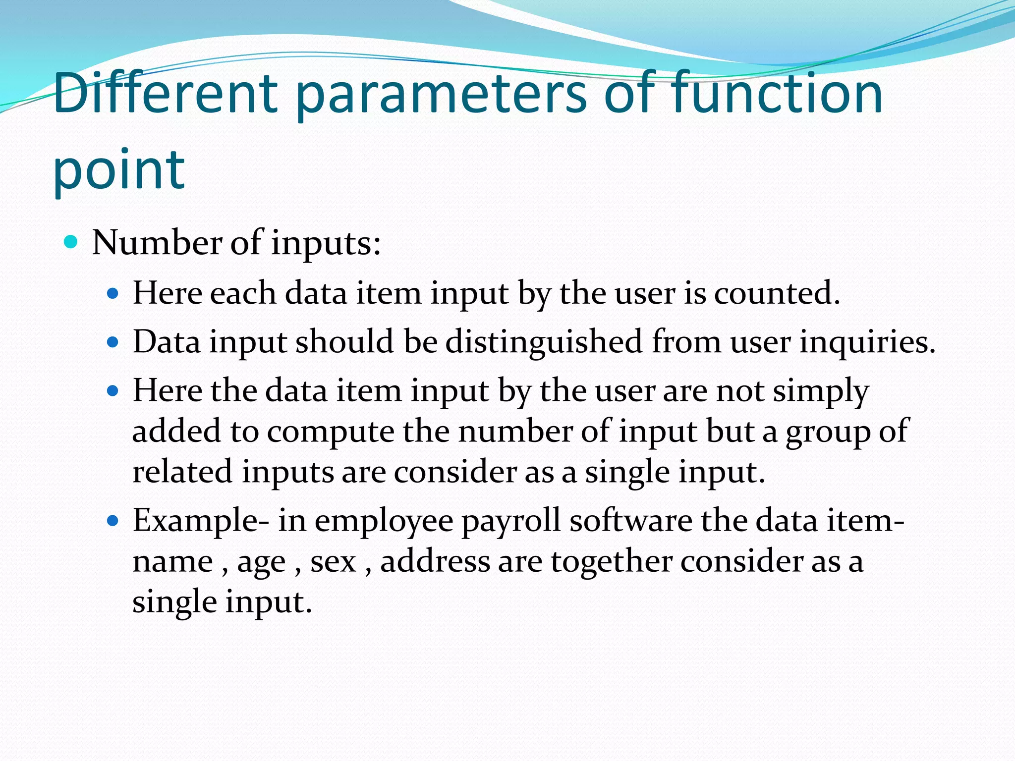 Metrics for project size estimation | PPTX