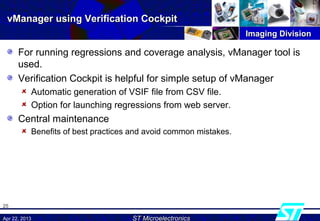 Generic and Automatic Specman Based Verification Environment | PPT