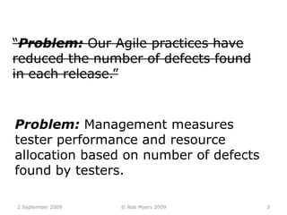 Metrics In An Agile World | PPTX
