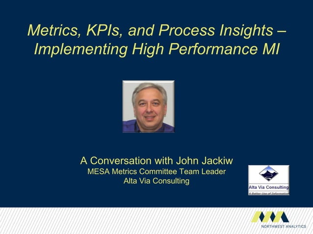 Metrics, KPIs, and Process Insights – Implementing High Performance ...