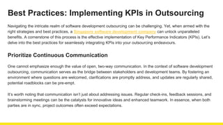 Metrics & KPIs to Track for IT Outsourcing companies.pptx | Operating Systems | Computer ...