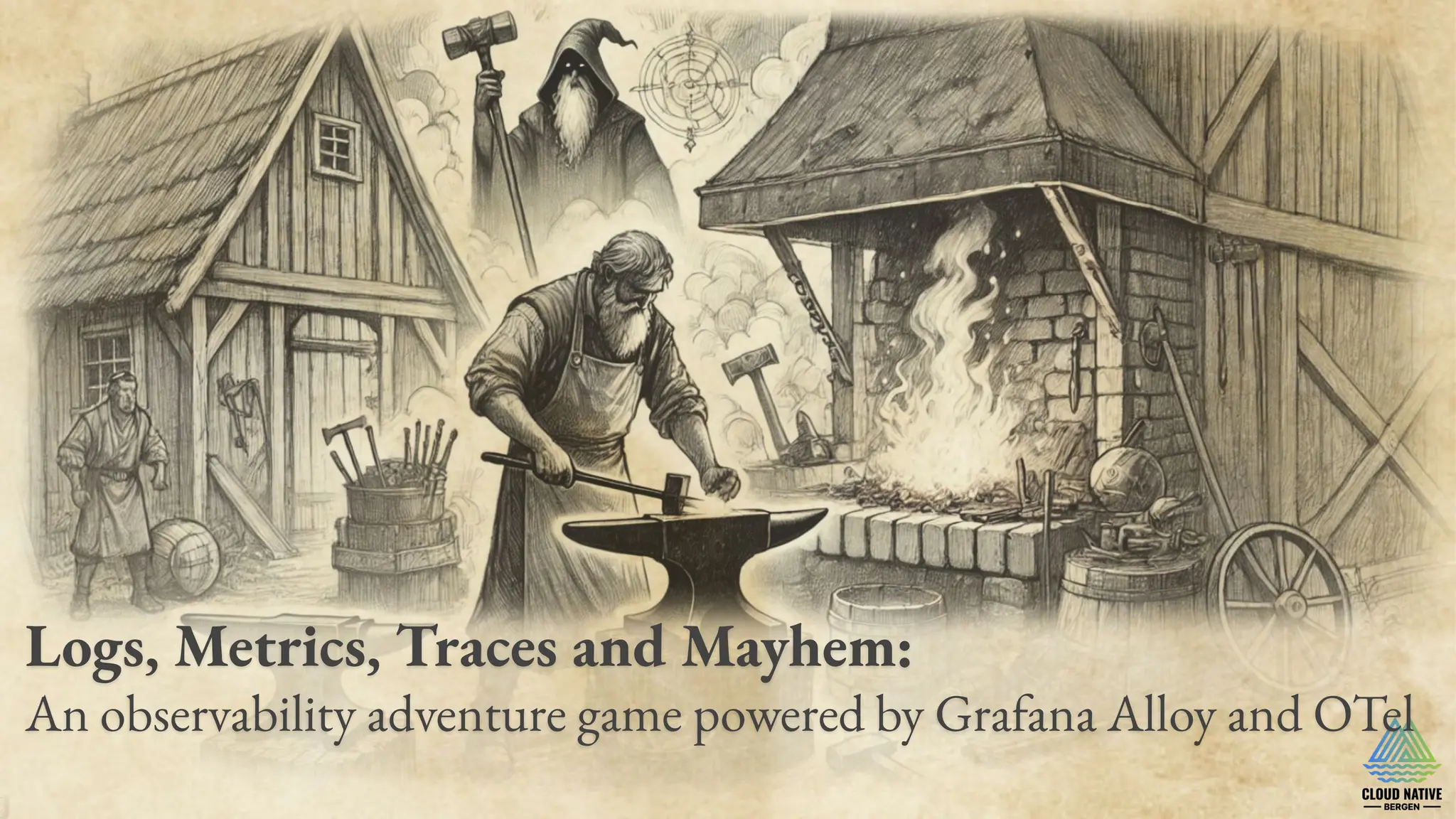 Metrics, logs, traces, and mayhem: introducing an observability adventure game powered by ...