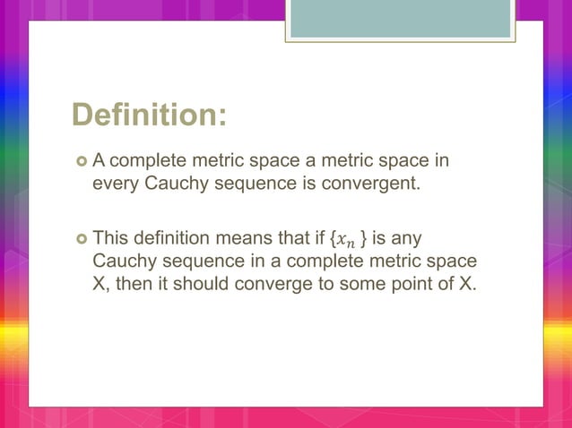 Metric space | PPTX