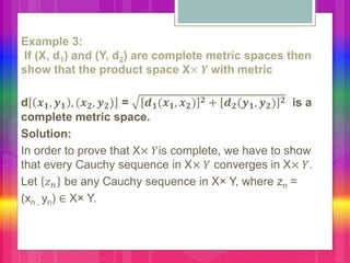 Metric space | PPTX