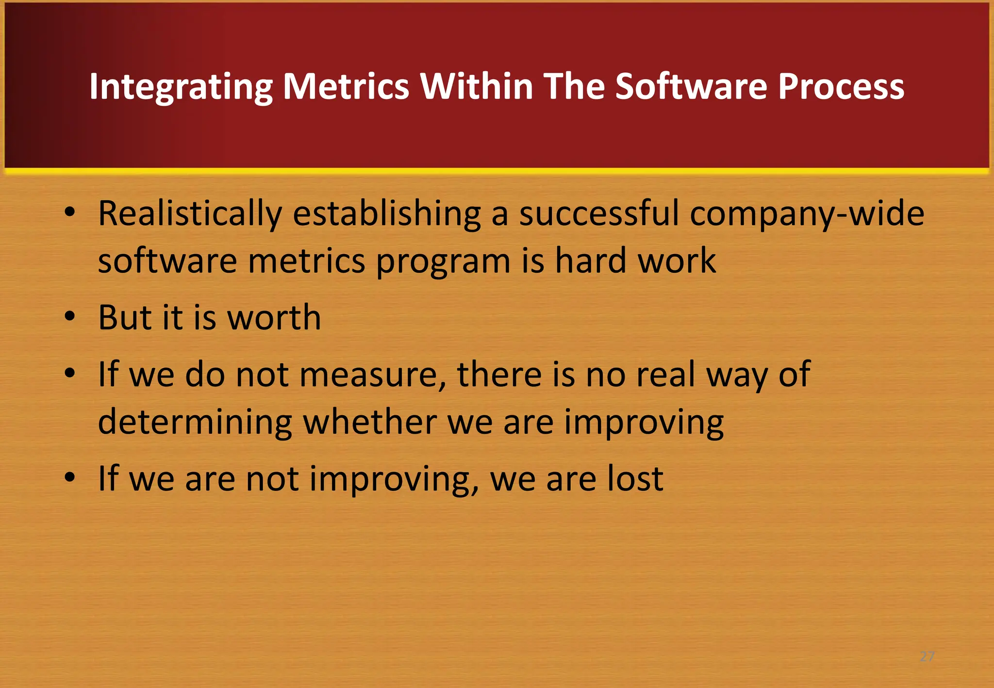 Software project metrics & Metrics ppt.pdf