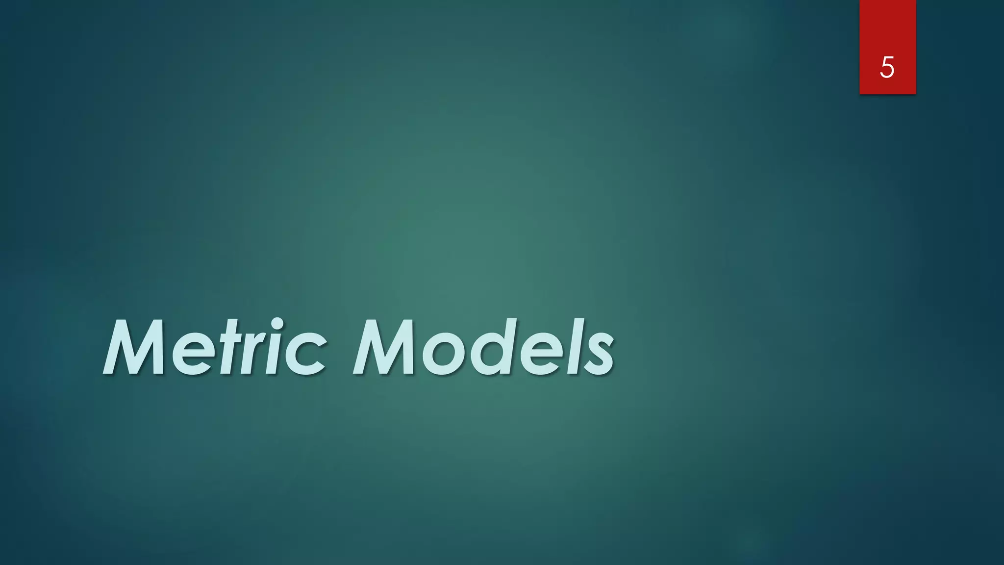Metrics presentation v5 | PPT