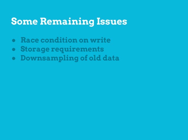 Timeseries data in Riak - Riak Meetup Stockholm 1/11/2012