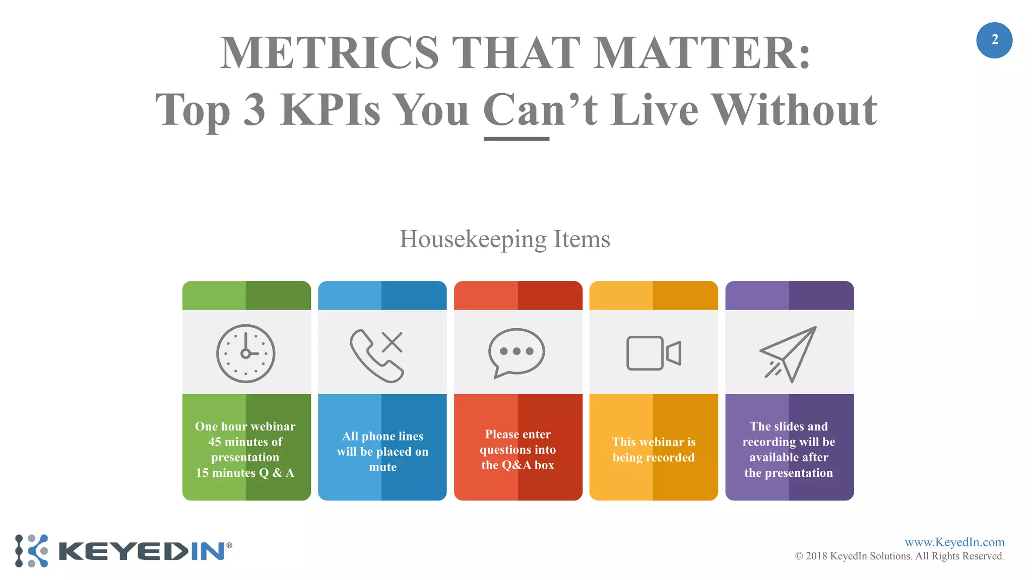 Metrics That Matter: Top 3 KPIs You Can’t Live Without | PDF