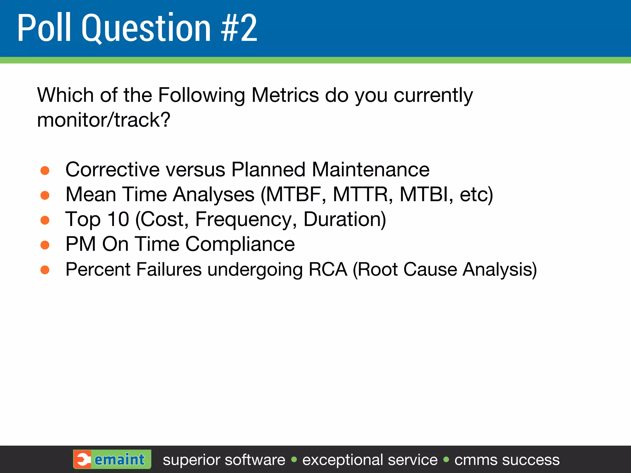 Maintenance Metrics that Matter | PDF