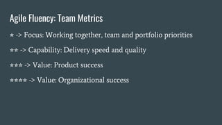 XP2017: Metrics to guide agile fluency, continuous delivery and product ...