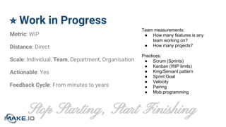 Metrics to guide: agile fluency, continuous delivery and product teams ...
