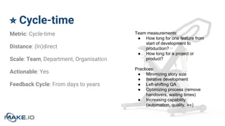 Metrics to guide: agile fluency, continuous delivery and product teams ...