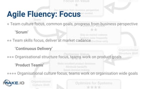 Metrics to guide: agile fluency, continuous delivery and product teams | PDF