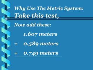 Metric System | PPT