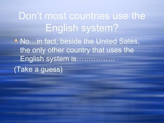 Metric system | PPT
