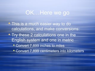 Metric system | PPT