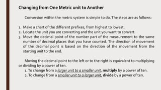 Metric system | PPTX