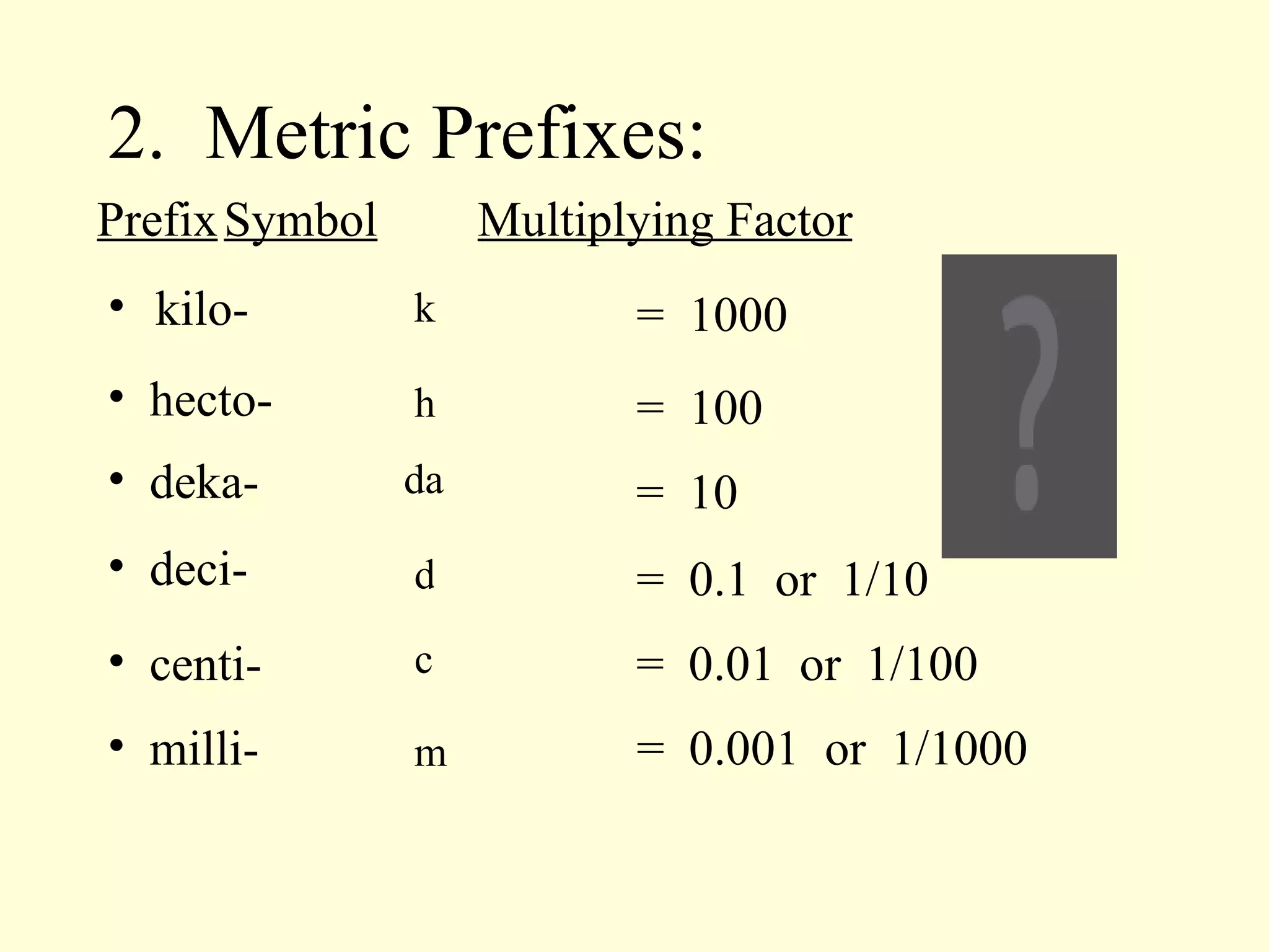 Metric System 8th | PPT