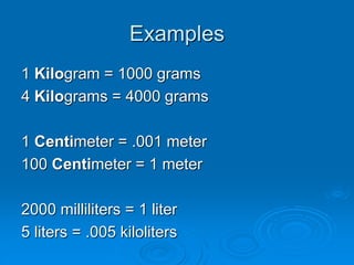 Metric system 2010 ccp | PPT