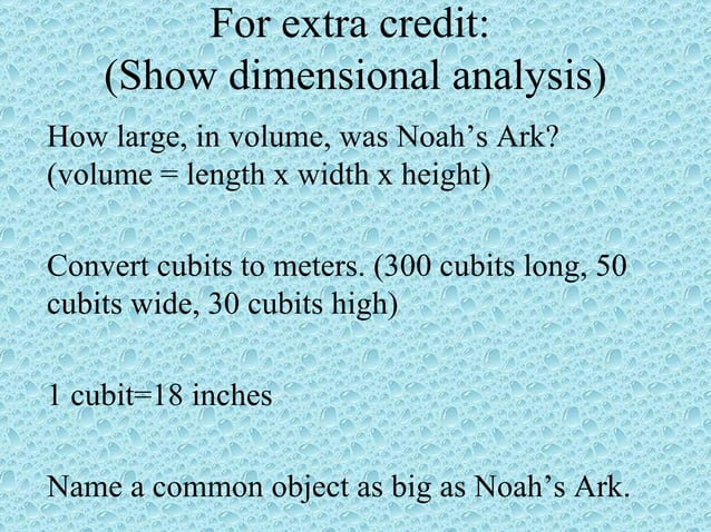 Metric system blackboard | PPT