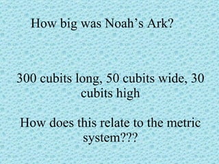 Metric system blackboard | PPT