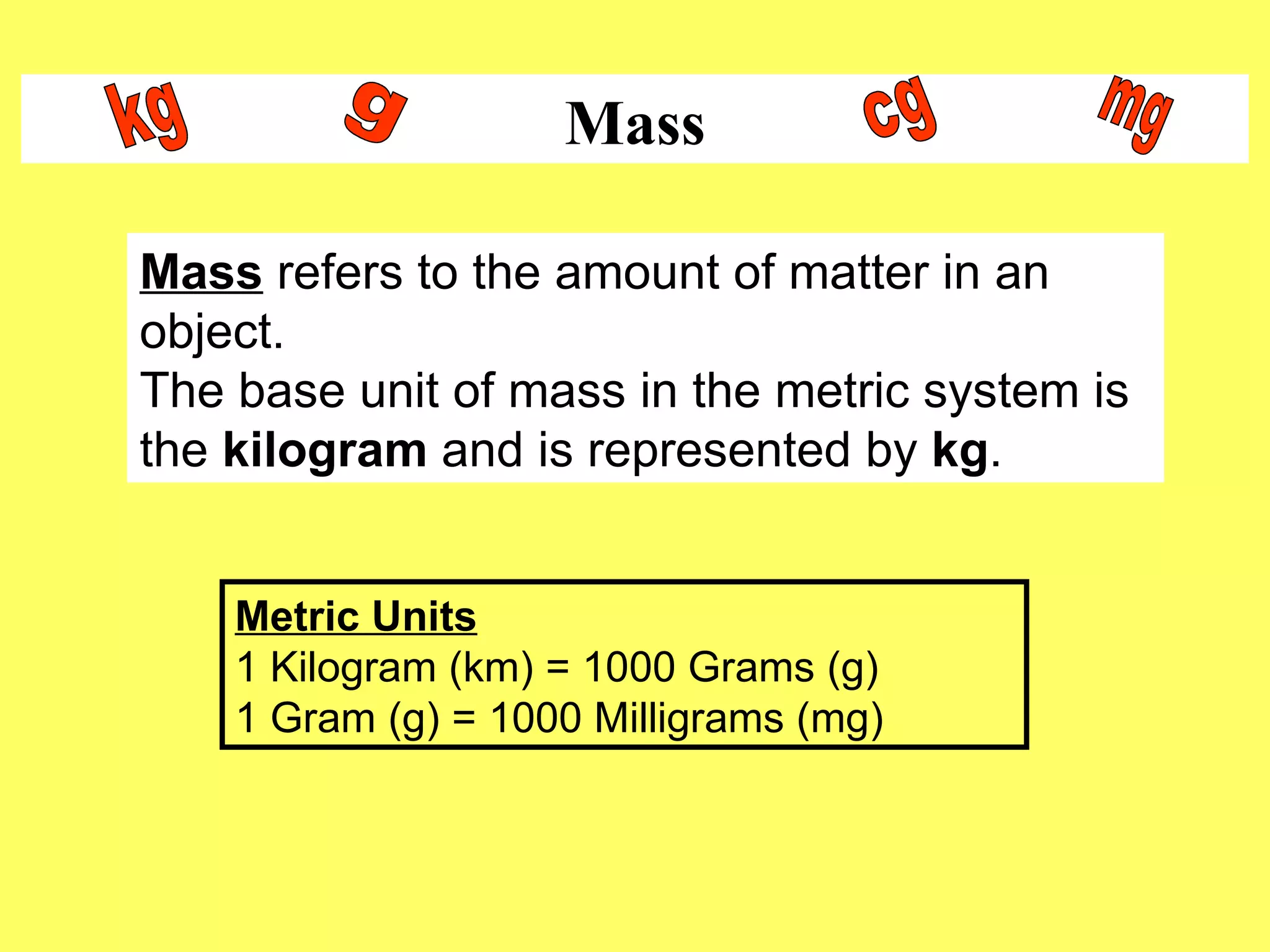 Metric System | PPT