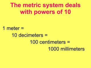 Metric System | PPT
