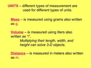 Metric System | PPT