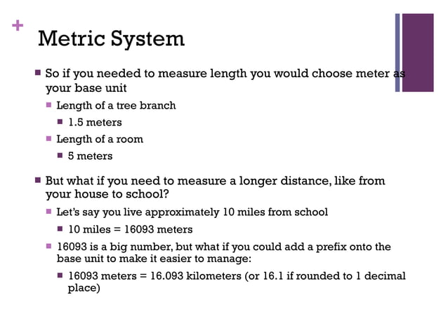 Metric System Scientific Notation | PPT