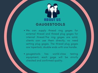 Metric thread gauges | PPT