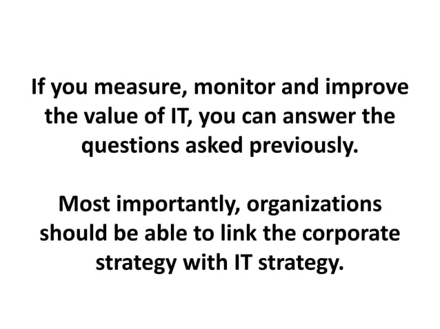 Measurement Framework | PPTX