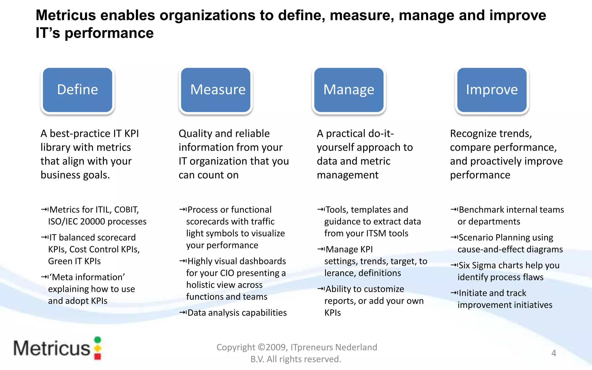 IT Performance Measurement made easy | PPTX | IT and Internet Support ...