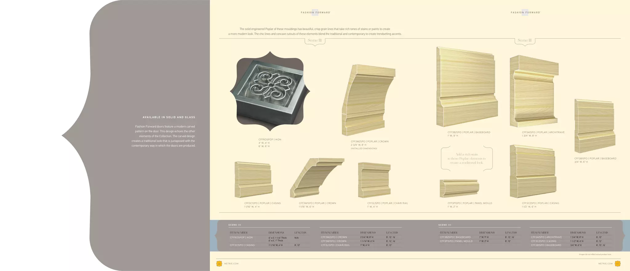 Metrie Moulding Catalog | PDF