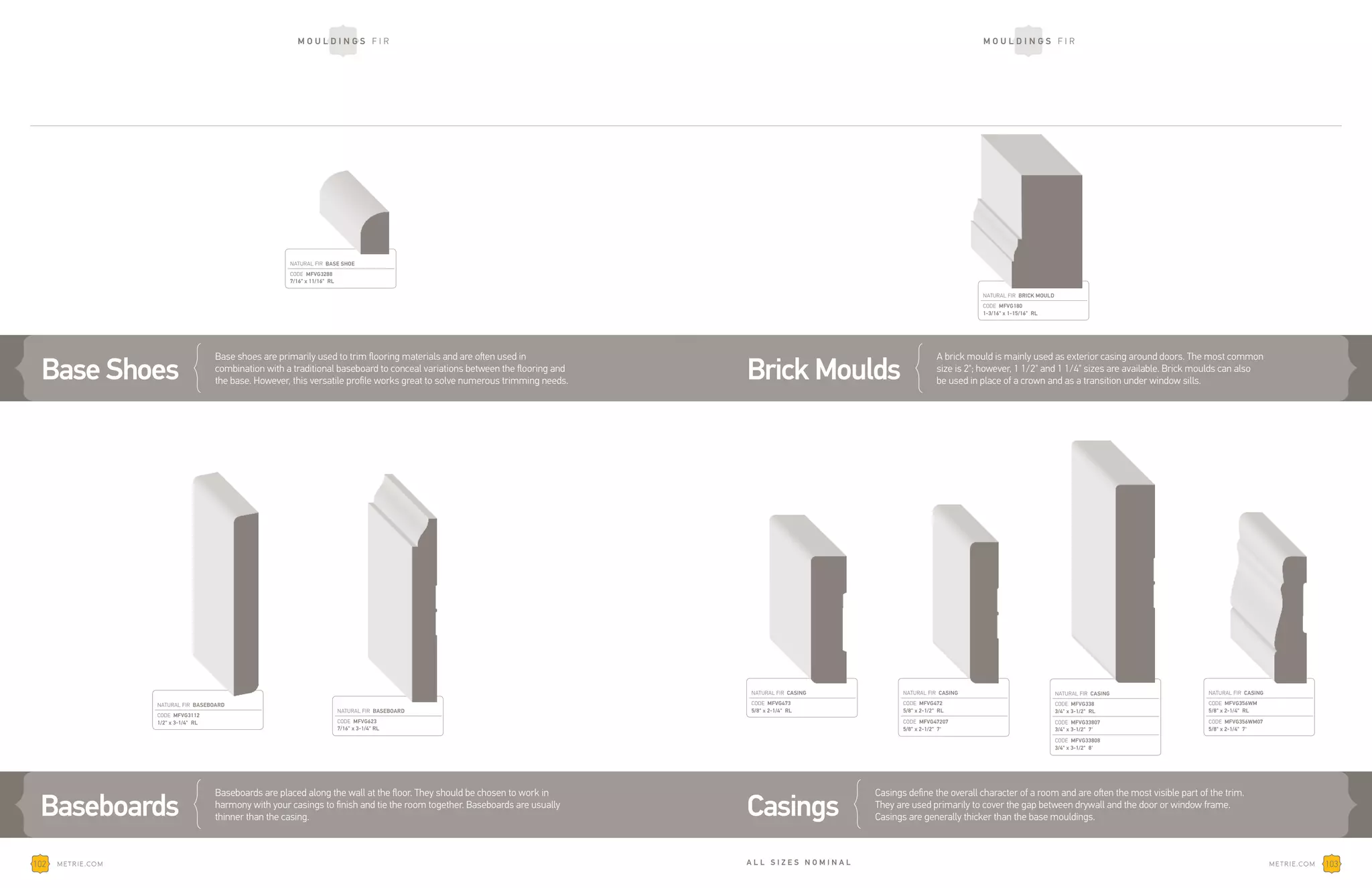 Metrie Moulding Catalog | PDF