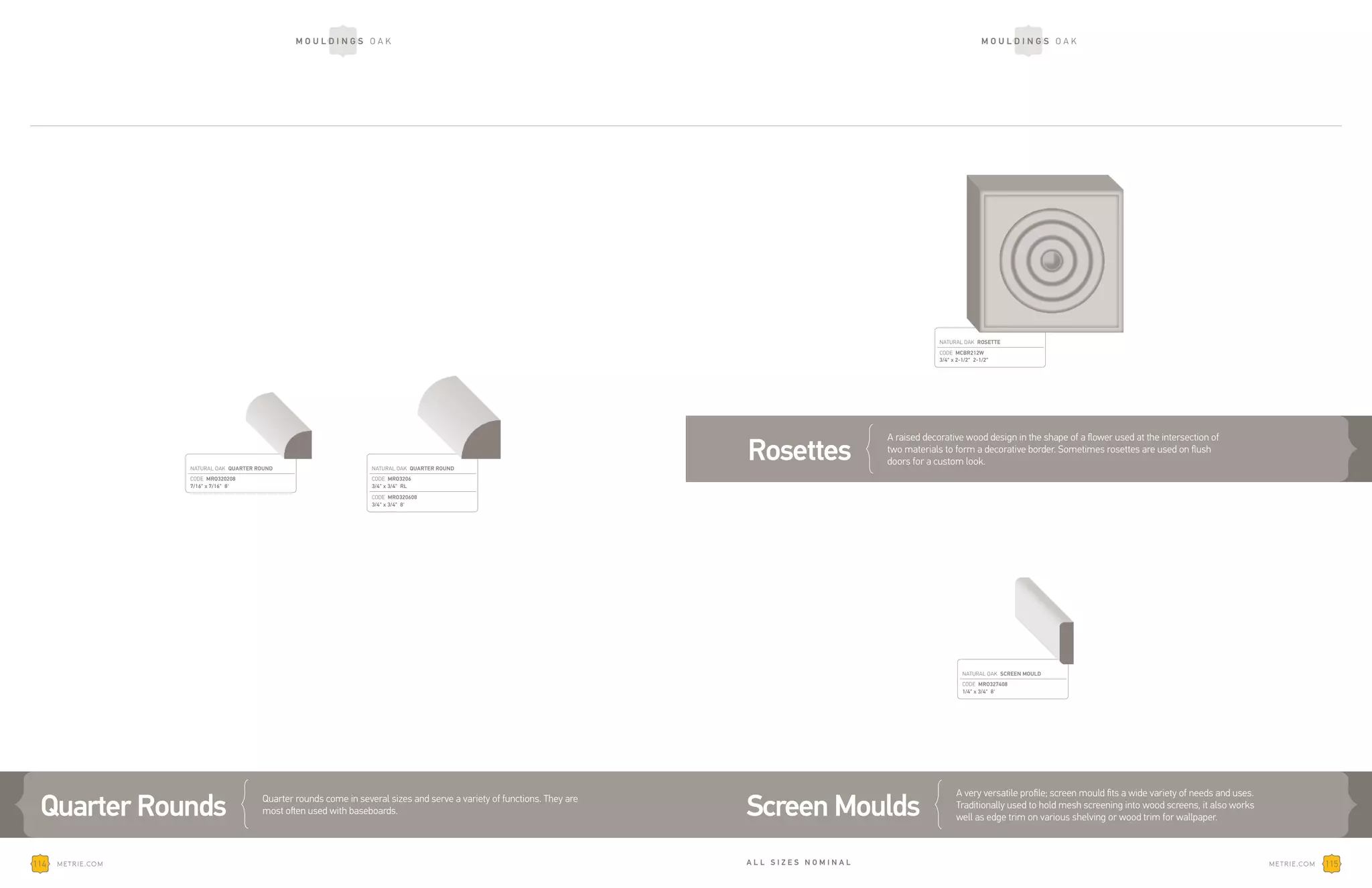 Metrie Moulding Catalog | PDF