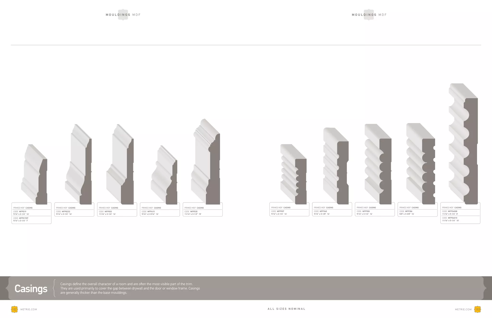 Metrie Moulding Catalog | PDF