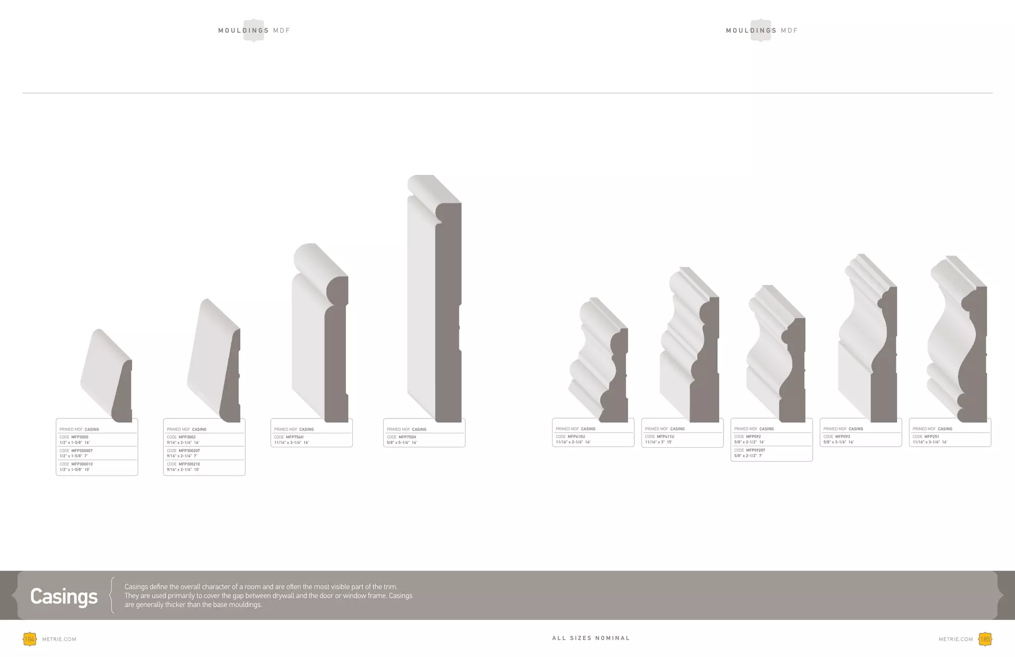 Metrie Moulding Catalog | PDF