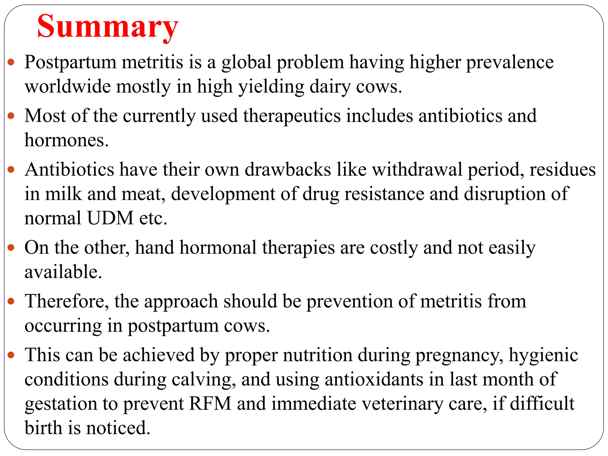 Metritis IN COW .pptx
