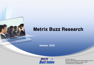 [Metrix]버즈리서치소개자료 (3) | PDF