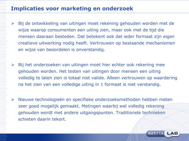 Metrix lab wat kan en moet je weten | PPT | Free Download