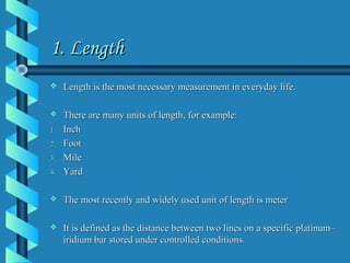 Metrology | PPT