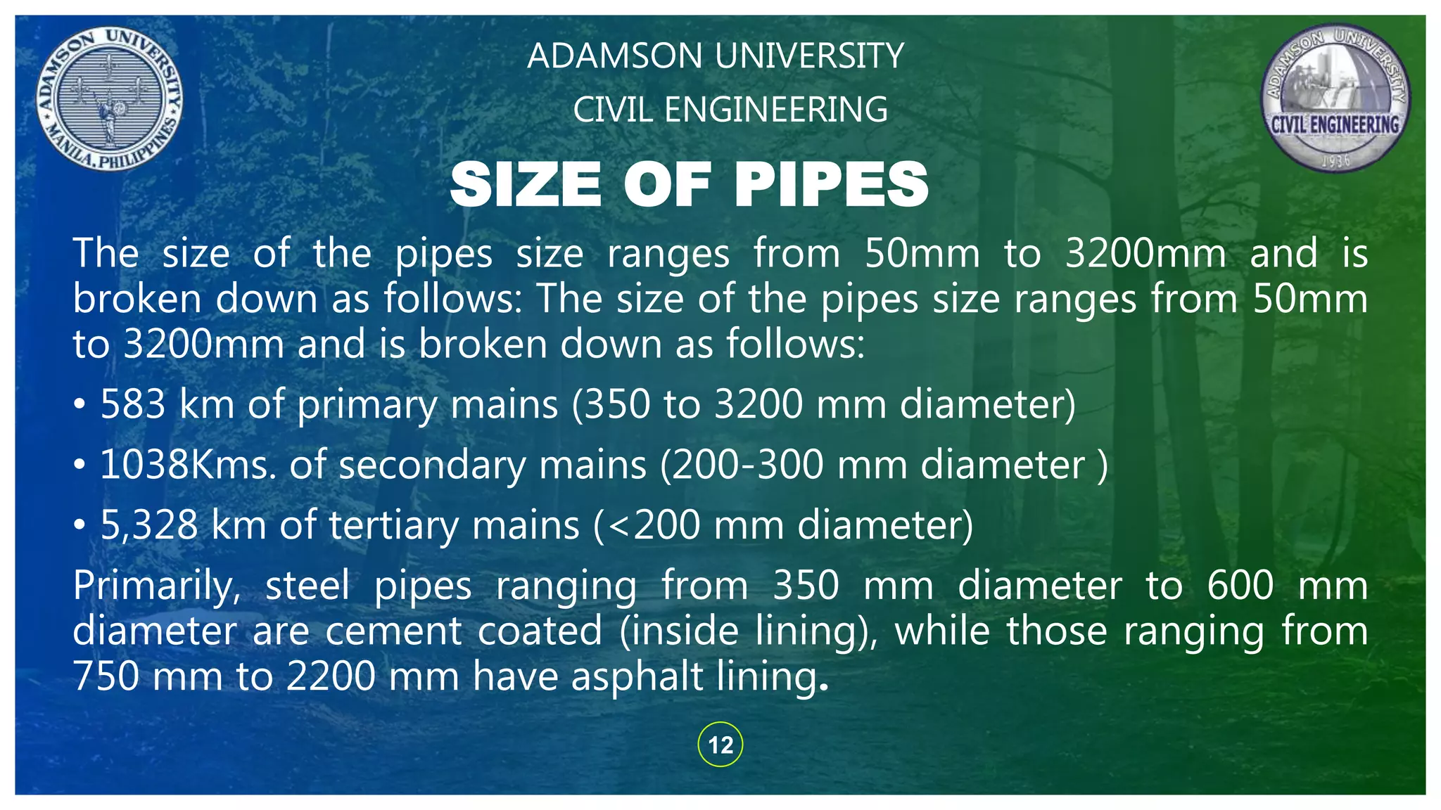 Metro Manila Water Distribution System | PPTX