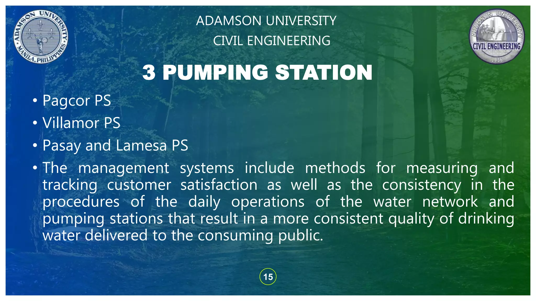 Metro Manila Water Distribution System | PPTX