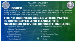 Metro Manila Water Distribution System | PPTX