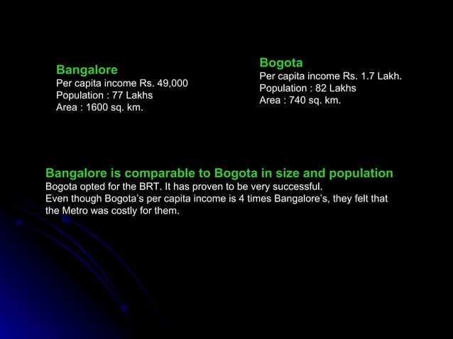 Metro vs. Bus - which is better ? | PPT